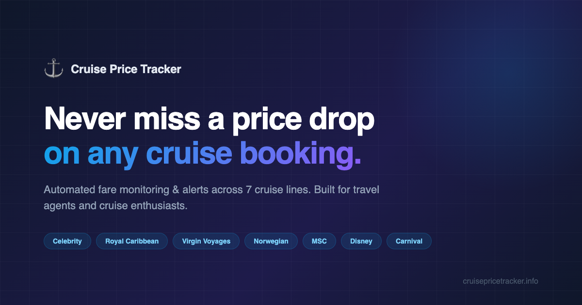 How to Track Cruise Price Drops Automatically — Cruise Price Tracker